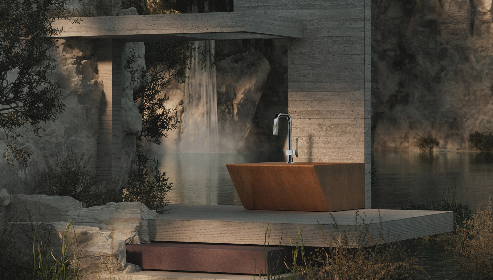 Frank Lloyd Wright Kitchen Collection : Brizo