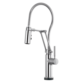 Solna® | Articulating Faucet With Finished Hose