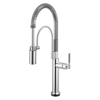 Litze® | SmartTouch® Articulating Kitchen Faucet with Knurled Handle